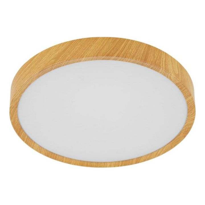 Eglo LED-loftlampe Musurita træ Ø34 cm | BAUHAUS