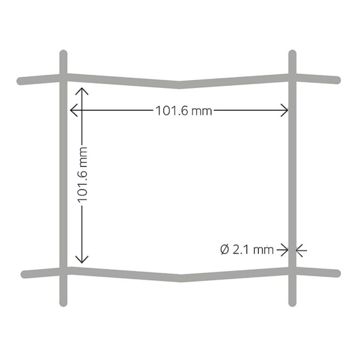 Hortus havehegn galvaniseret 0,6x25 m maskestørrel | BAUHAUS