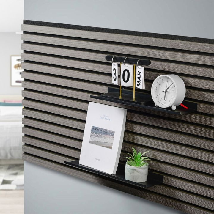 Hylde til akustikpanel sort 40 cm | BAUHAUS
