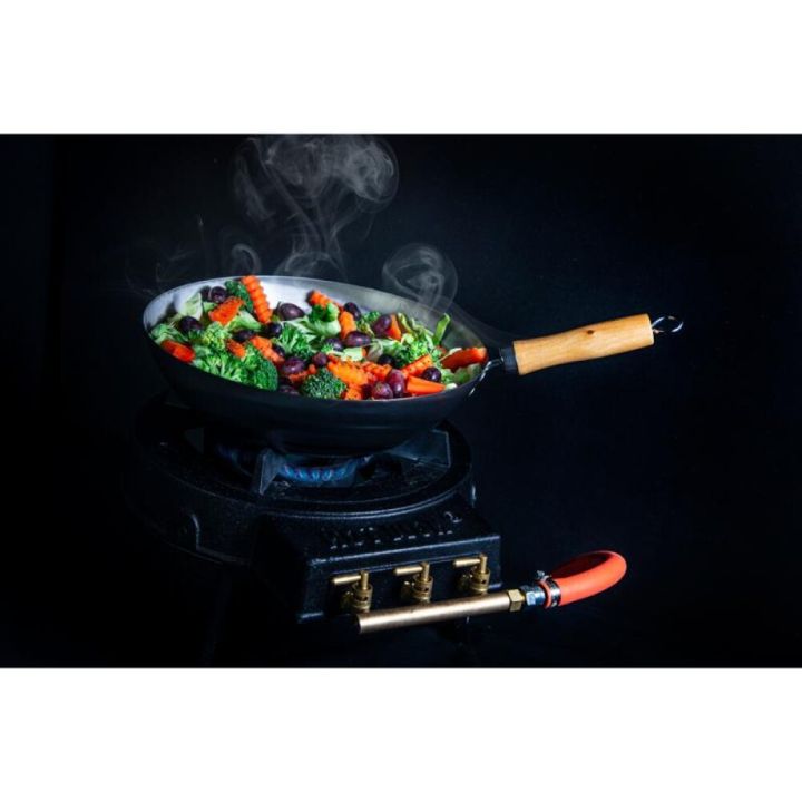 Hot Wok gasblus Professional 12 kW inkl. wokpande, | BAUHAUS