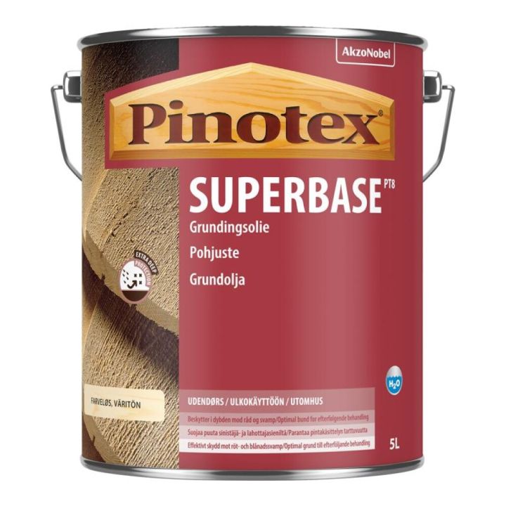 Pinotex superbase PT8 grundingsolie flere størrels | BAUHAUS