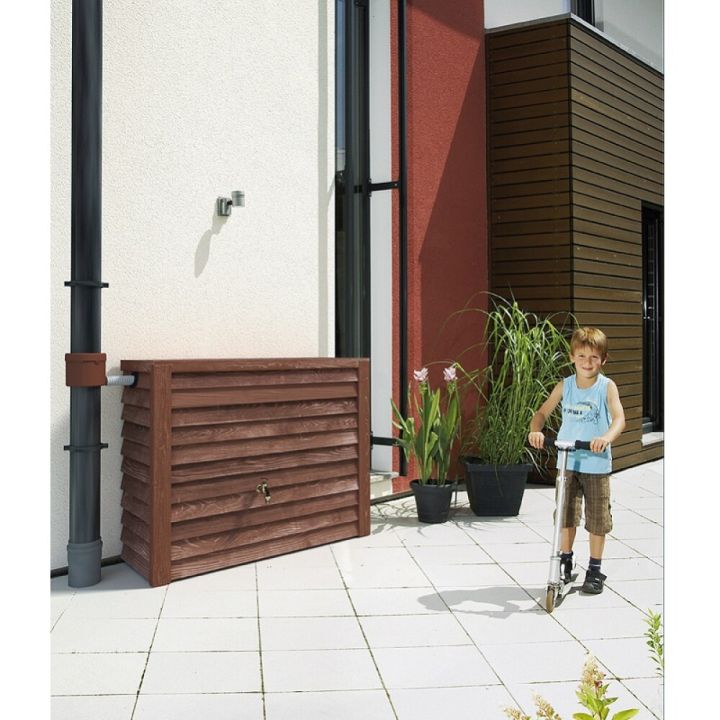 Regnvandsbeholder Woody brun 350 L | BAUHAUS