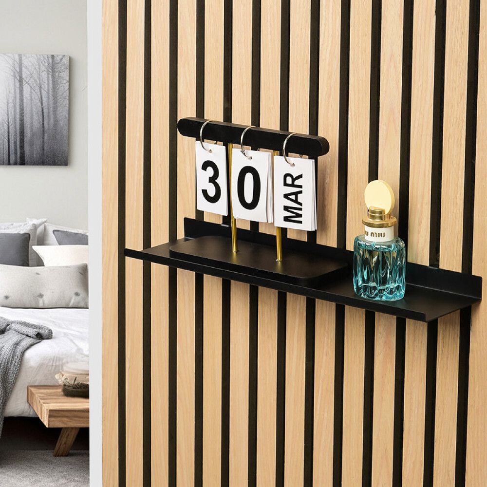 Hylde til akustikpanel sort 40 cm | BAUHAUS