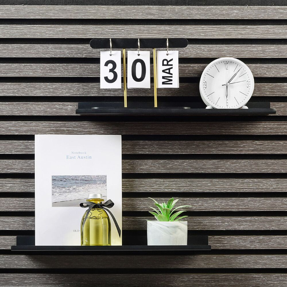 Hylde til akustikpanel sort 40 cm | BAUHAUS