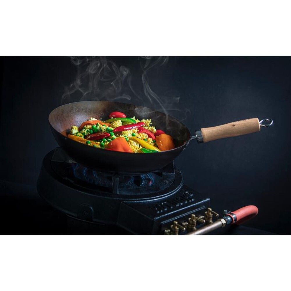 Hot Wok gasblus Professional 12 kW inkl. wokpande, | BAUHAUS