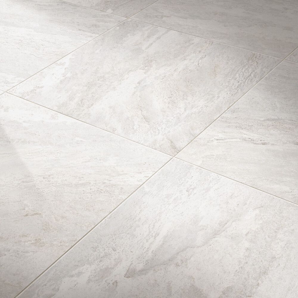 Gulv-/vægflise Quarzo hvid 60x60 cm | BAUHAUS