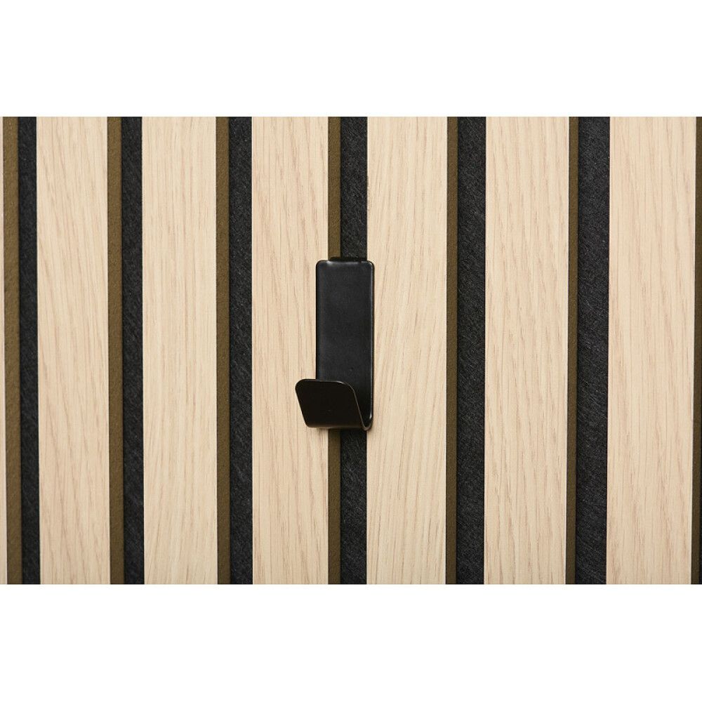Kroge til akustikpanel sort - 2 stk | BAUHAUS