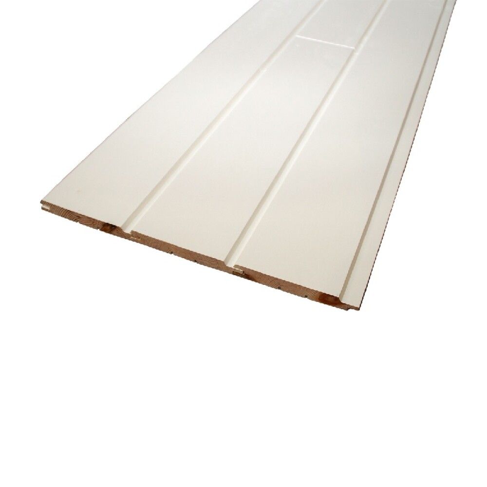 Frøslev lofts-/vægprofil TGV 4019 hvid fyr 15x120x | BAUHAUS