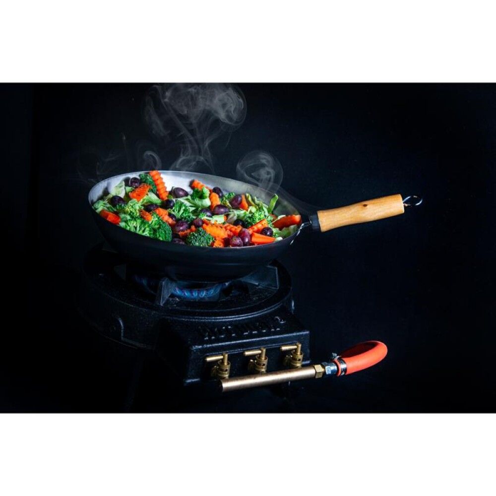 Hot Wok gasblus Professional 12 kW inkl. wokpande, | BAUHAUS