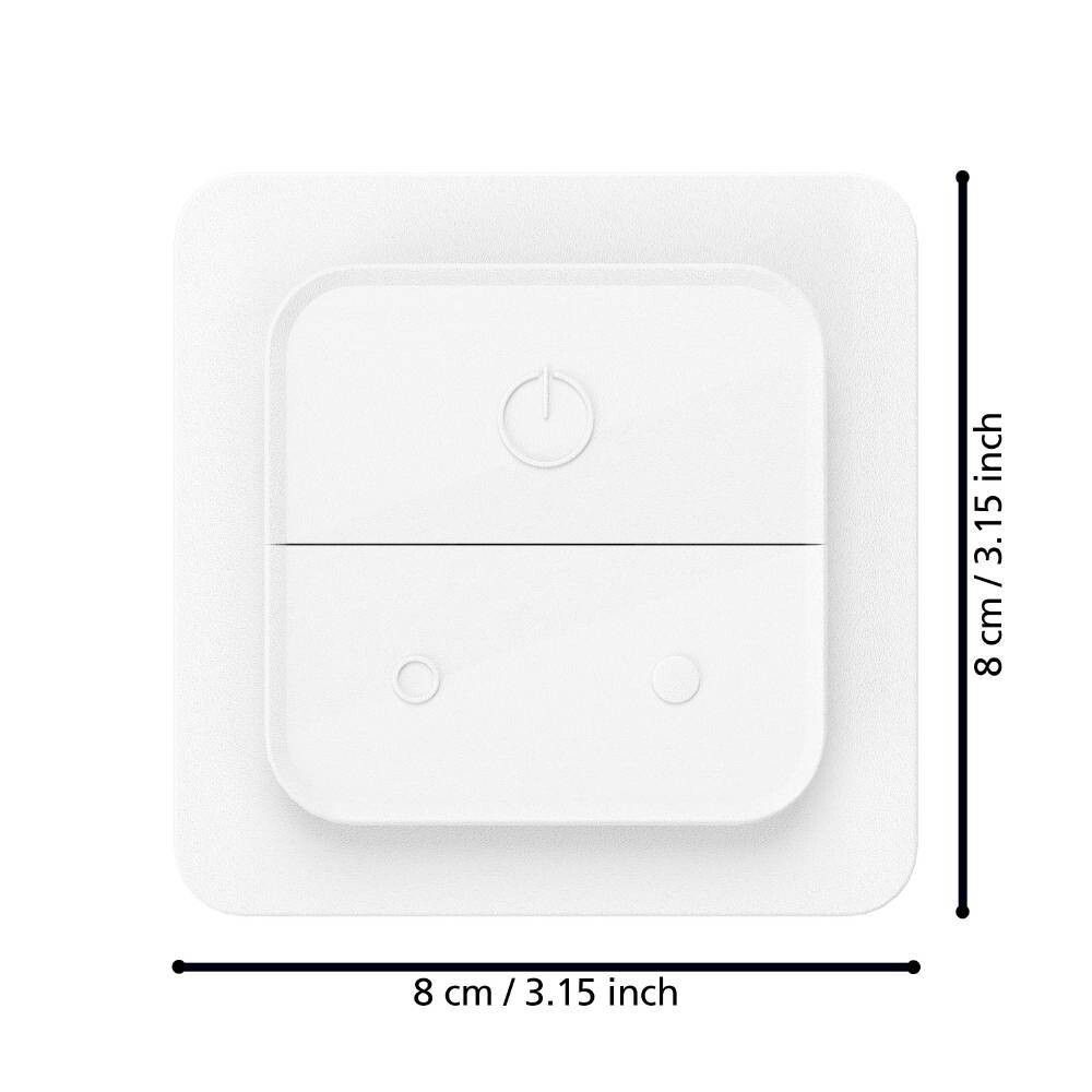 Eglo connect-z afbryder m/batteri hvid | BAUHAUS
