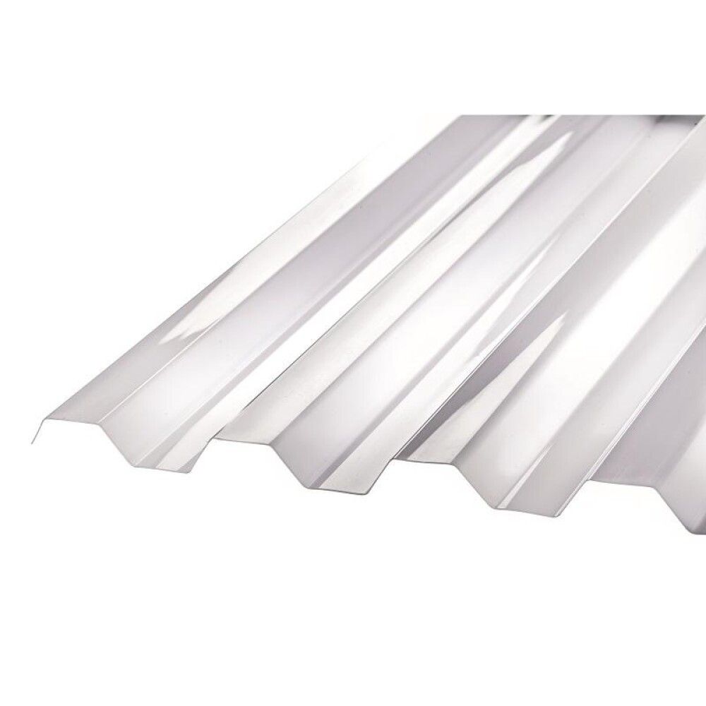 Rias trapezplade 76/18 Sunlux 2000PC opal 2440x111 | BAUHAUS