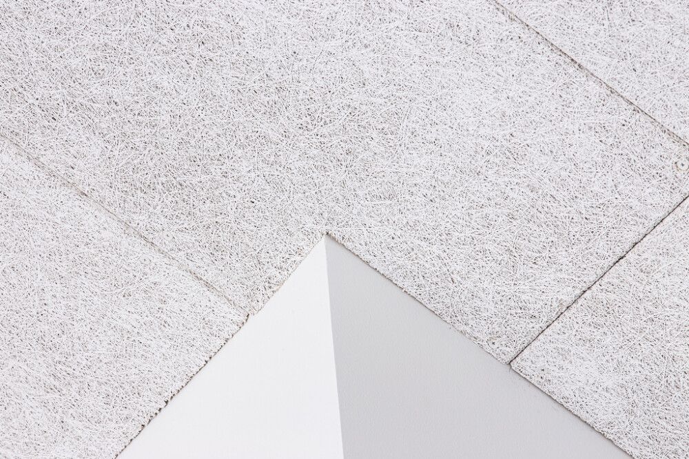 Troldtekt akustikplade lys ultrafin hvid 1200x600x | BAUHAUS