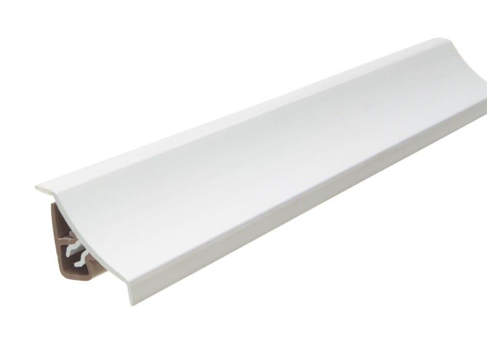 Primo køkkenliste med skjult montering hvid 2600 m | BAUHAUS