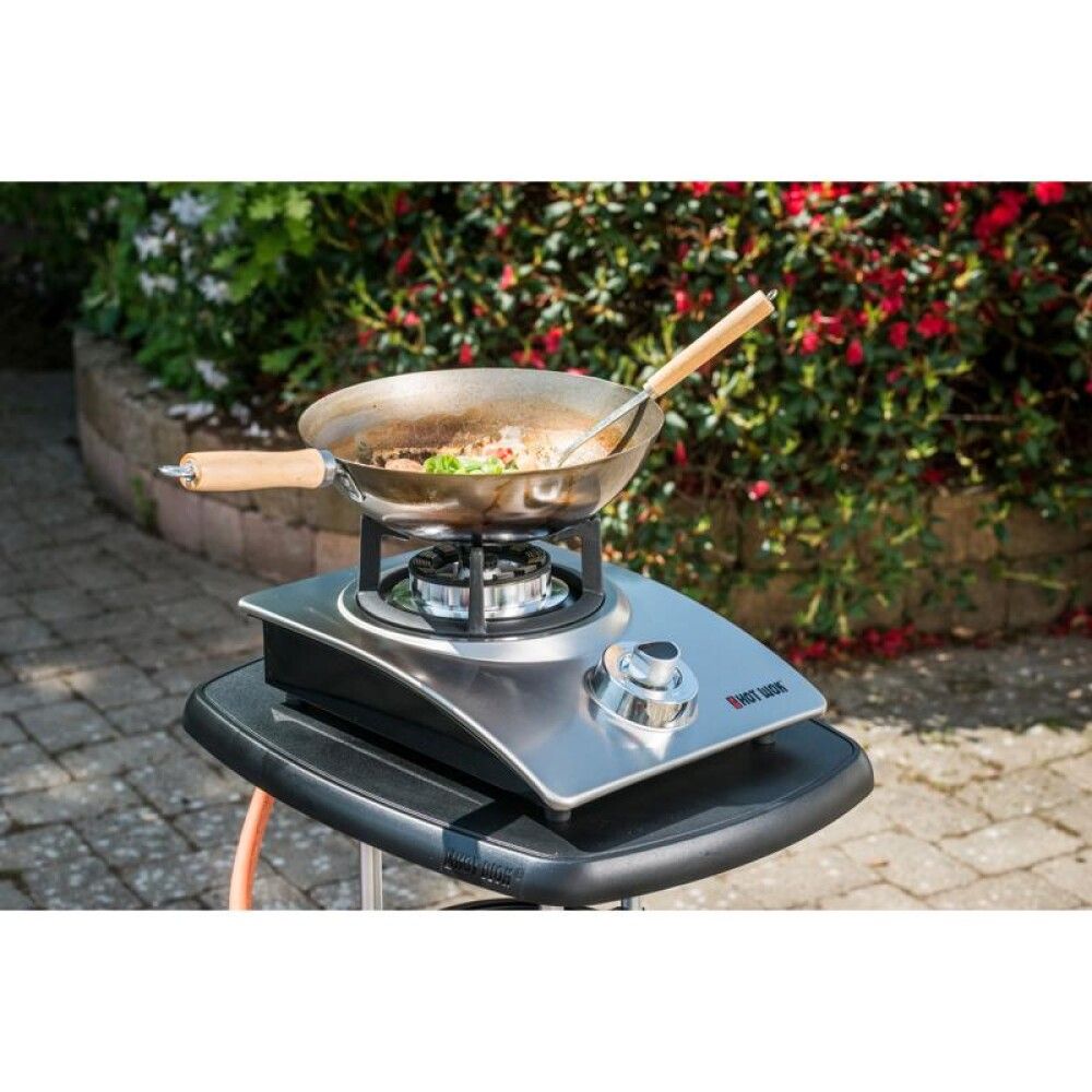 HOT WOK gasblus Silverline 4,5 kW inkl. slange og | BAUHAUS