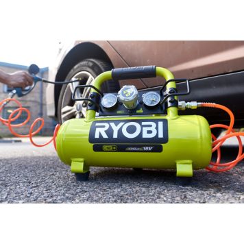 Ryobi kompressor One+ R18AC-0 u/batteri & lader | BAUHAUS