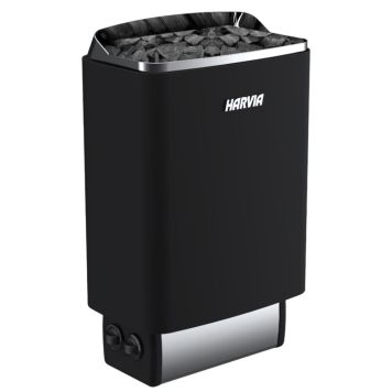 Harvia elektrisk saunaovn Top Steel M60 6 KW sort | BAUHAUS