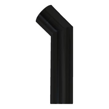 Harvia vinkelrør 45° Ø115 mm sort | BAUHAUS
