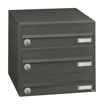 Renz postkasseanlæg Basic 501 grå umbra 3 | BAUHAUS