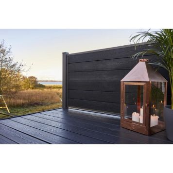 Glyngøre hegn komposit sort 1893x900 mm | BAUHAUS